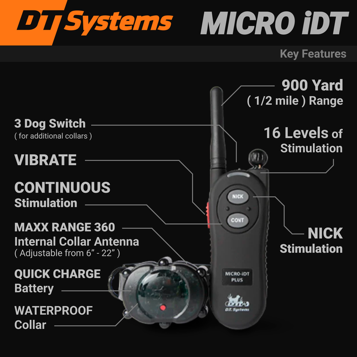 DT Systems MICRO iDT Compact e collar (IDT PLUS)